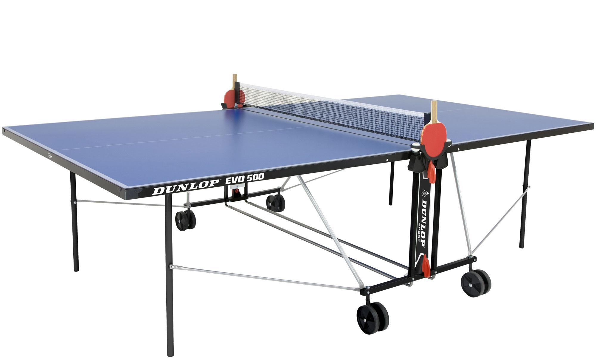 DUNLOP Evo 500 Blue Outdoor Table Tennis Table - Just Rackets