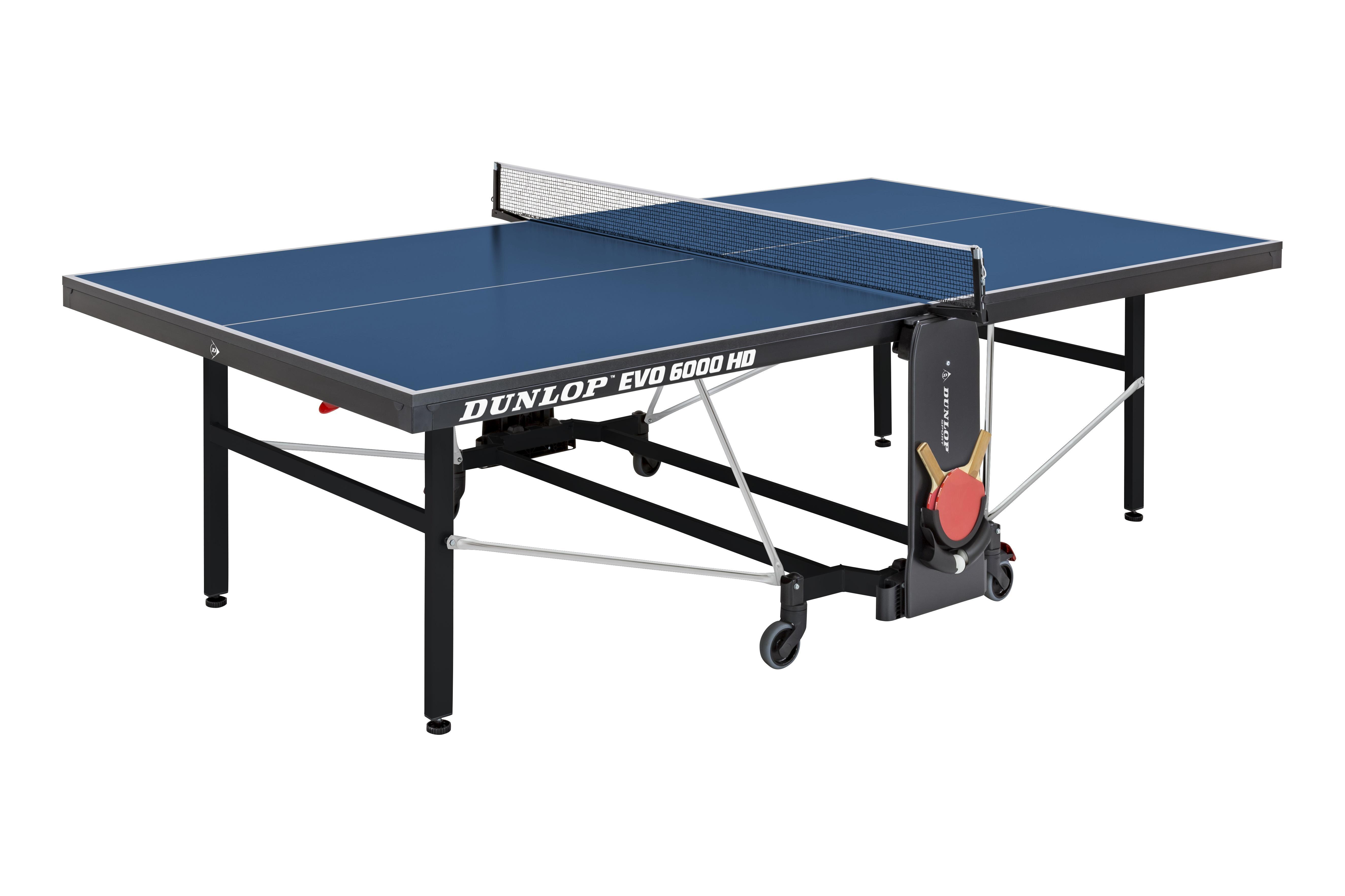 Dunlop EVO 6000 HD Table Tennis Table - Blue - Just Rackets
