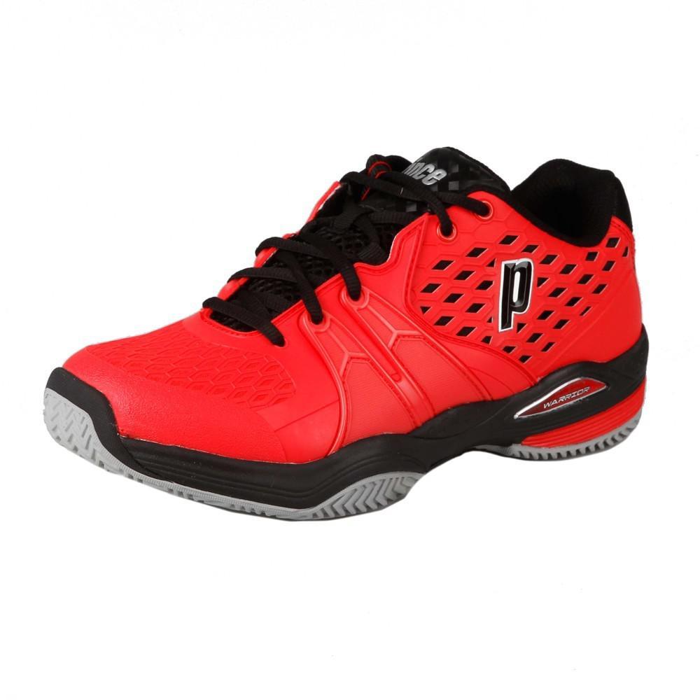 Prince Mens Warrior Clay Court Tennis Shoes - Red - Just Rackets