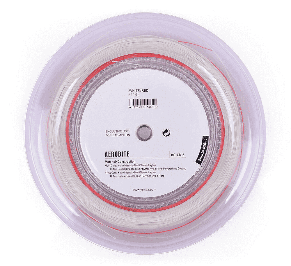 Yonex AeroBite HybridYonex Badminton Racket String (200m Reel) Red ...