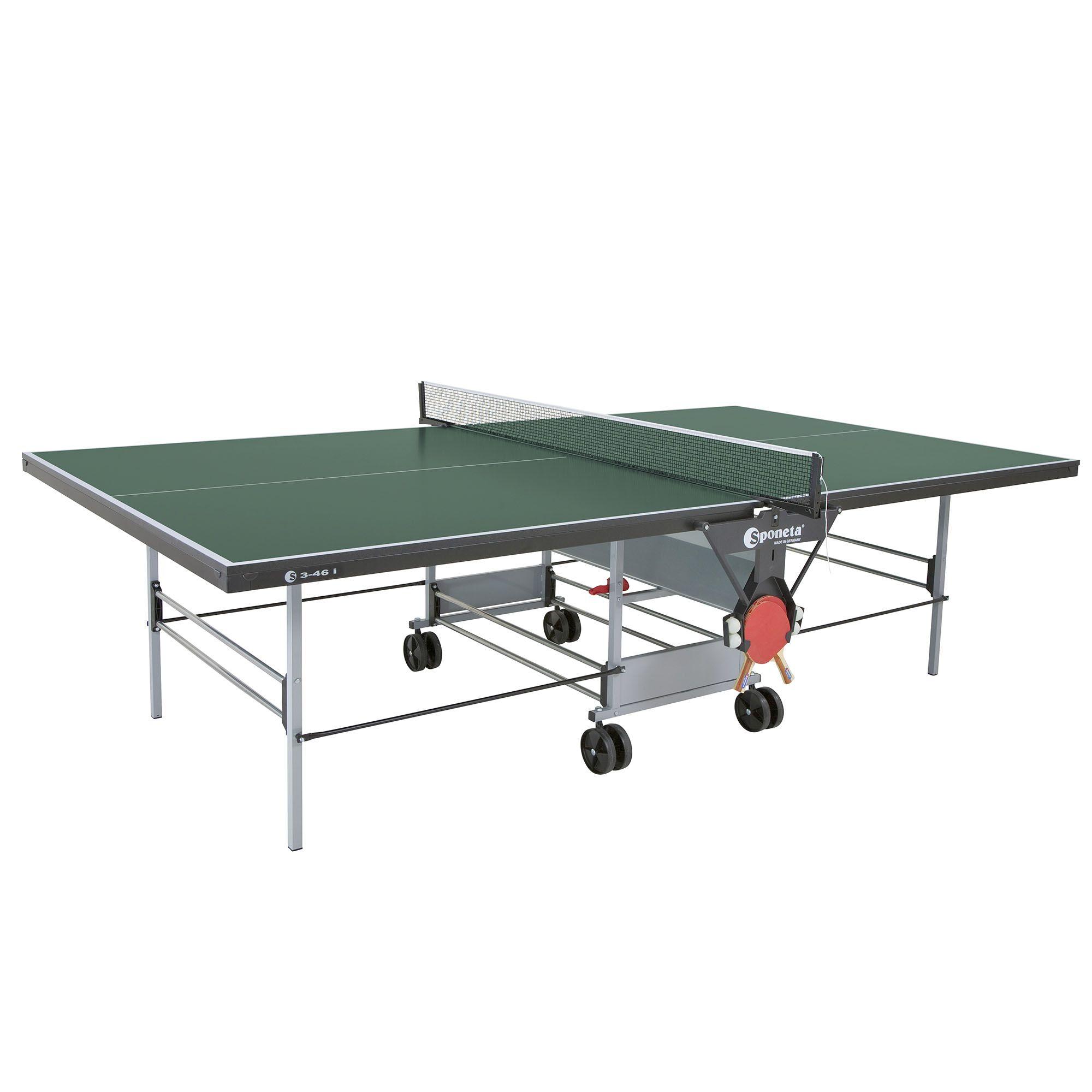 SPONETA Sportline Rollaway Indoor 19mm Green Table Tennis Table (S3-46i ...